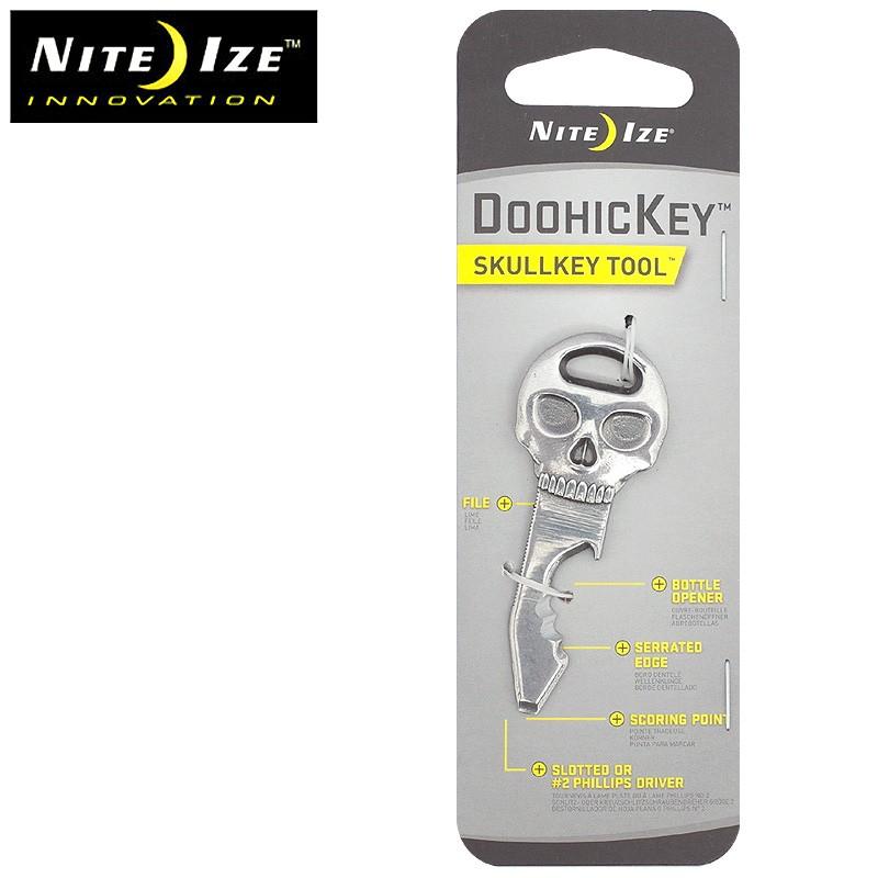 NITE IZE 1点ならメール便可 ナイトアイズ #KMTSK ドゥ−ヒッキー スカルキー 鍵型 マルチファンクションツール NITEIZEステンレスシルバー NITEIZEアウトドア ...