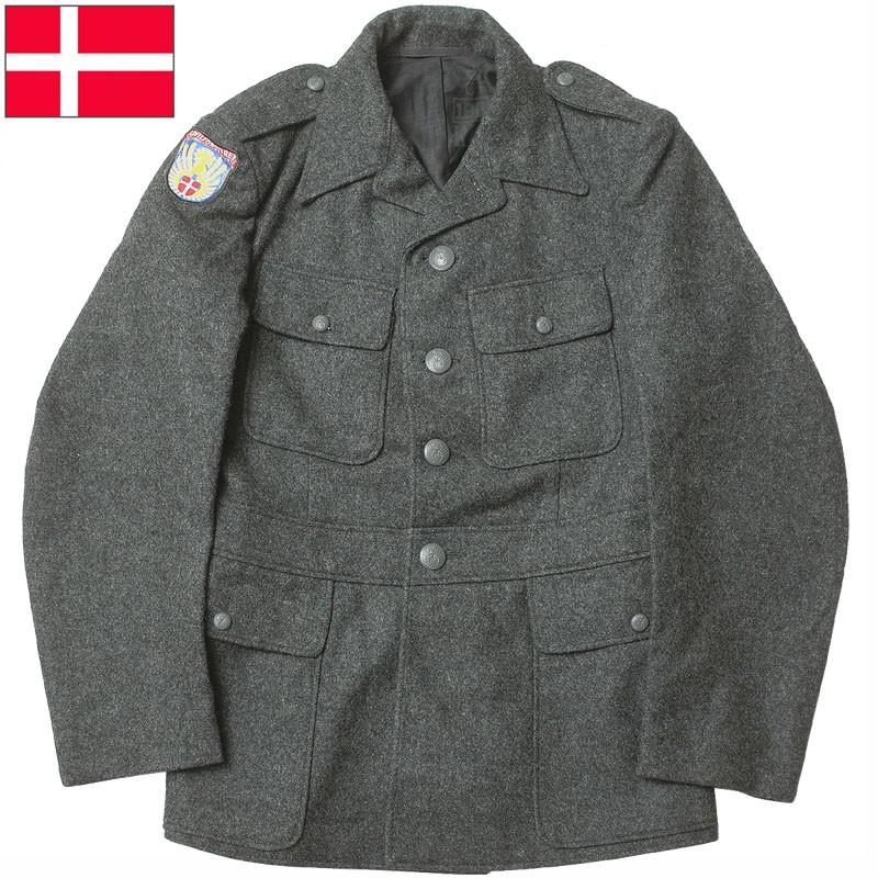 デンマーク軍 ウールジャケット チャコールグレー デッドストック