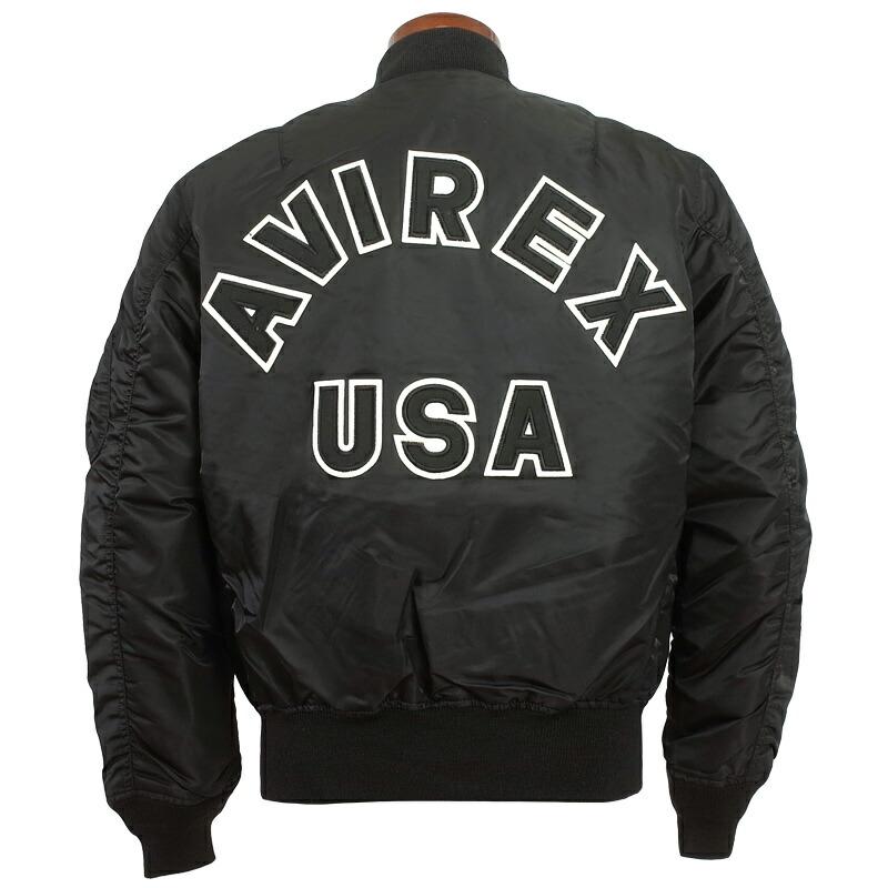 AVIREX アビレックス #7832952013[7830952008](6102171) MA-1 フライトジャケット『COMMERCIAL LOGO』メンズ MA1 ブルゾン ミリタリー ...
