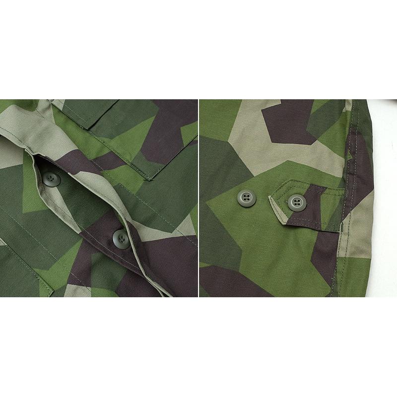 YMCLKY スウェーデン軍タイプ BDUジャケット M90カモ JB030YN M-90ジャケット メンズ コンバットジャケット サバゲー サバイバルゲーム ミリタリージャケット ...