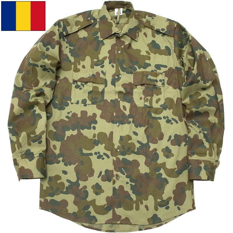 ルーマニア軍 フィールドシャツ 長袖 M94フレックカモ デッド ルーマニア軍 フィールドシャツ 長袖 M94フレックカモ デッド