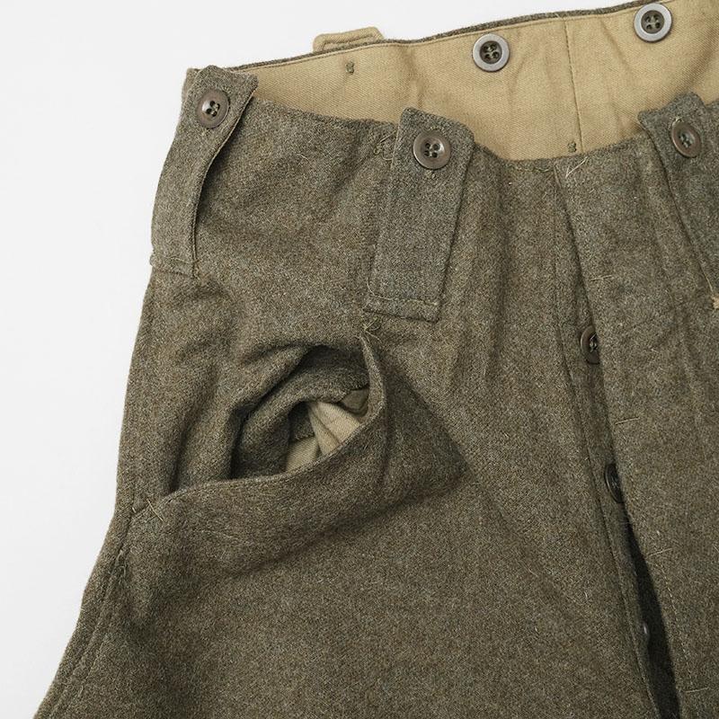 ベルギー軍 1950 ウール ライディングパンツ デッドストック ベルギー軍 1950 ウール ライディングパンツ デッドストック