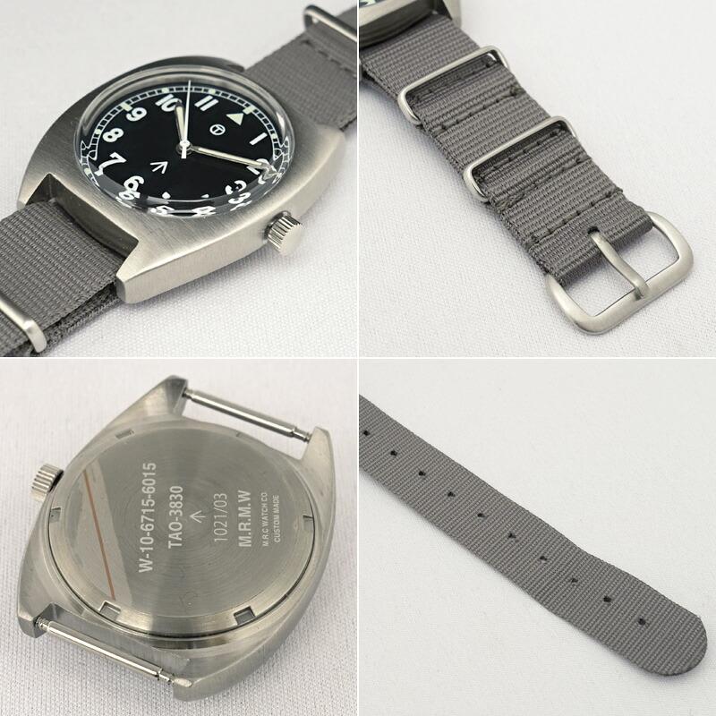 MONTRE ROROI モントルロロイ ロイヤルアーミー W-10 グレー NATOストラップ W10 腕時計 ウォッチ ナイロンストラップ ...