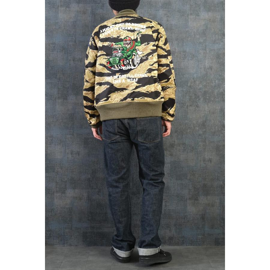 ノベルティープレゼント BUZZ RICKSON'S バズリクソンズ #BR15516 タイガー L-2B フライトジャケット シビリアンモデル『YANKEE AIR PIRATE』L2B ...