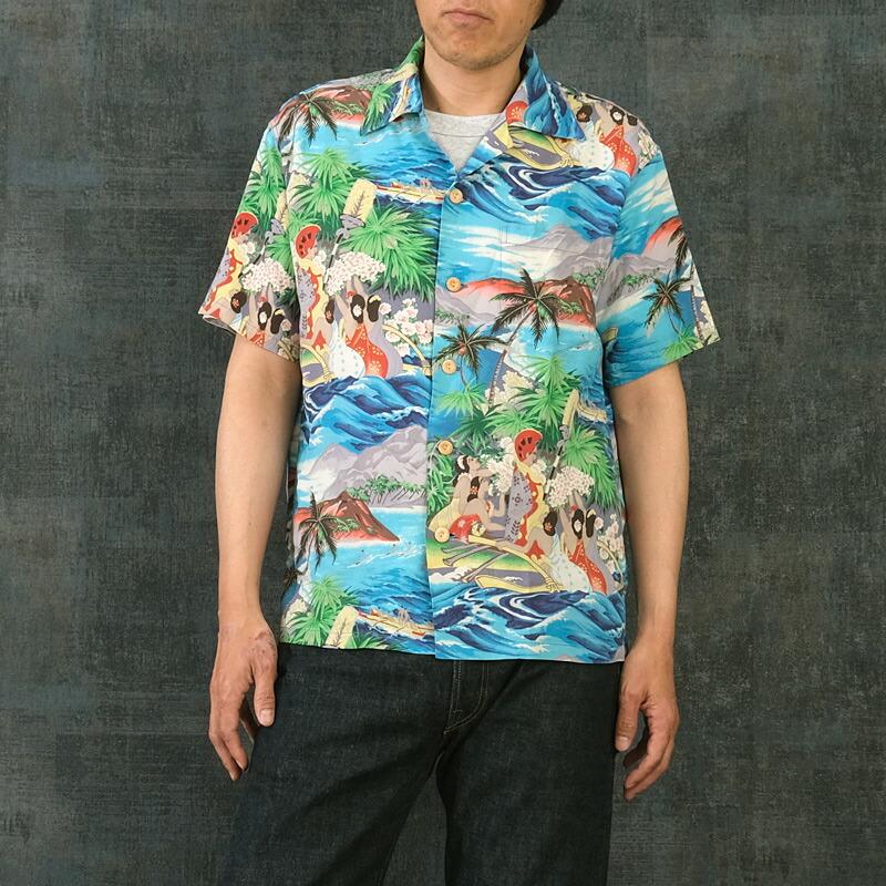 SUN SURF SUNSURF サンサーフ #SS39278 半袖 レーヨン アロハシャツ スペシャルエディション『ALOHA ...