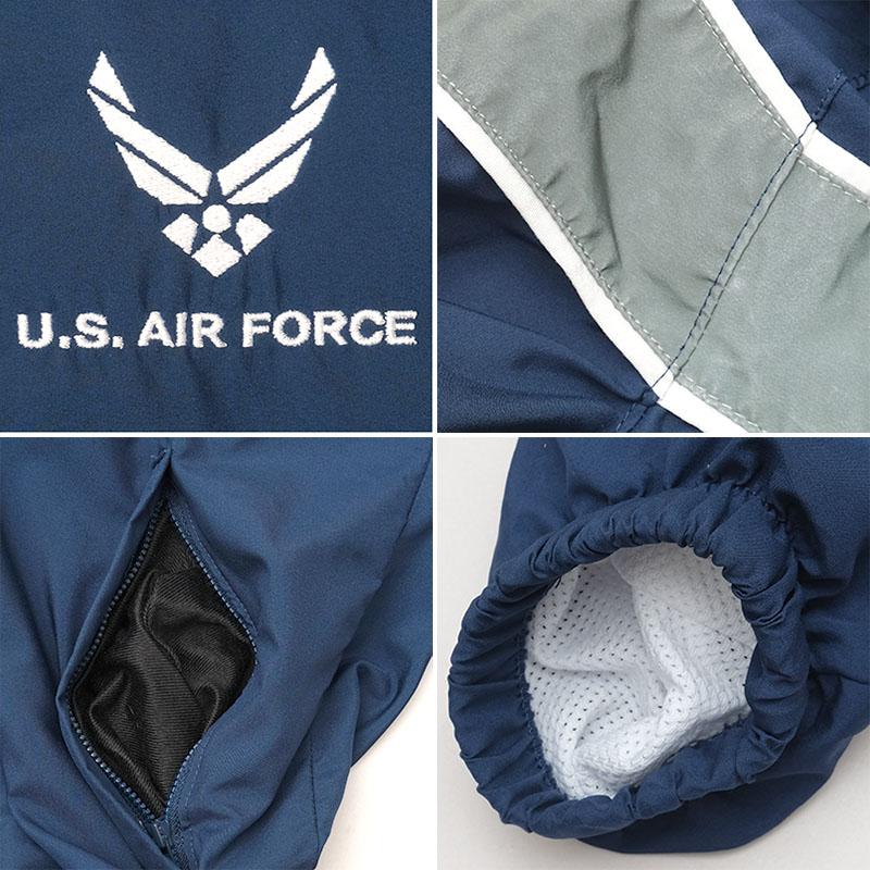米軍 AIR FORCE PTU トレーニングジャケット ポリエステル 米軍 AIR FORCE PTU トレーニングジャケット ポリエステル
