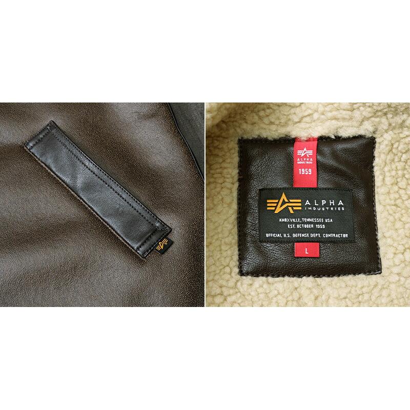 20%OFF！ ALPHA社 アルファ #TA1718 B-3 フェイクムートン ジャケットB3 メンズ 男性 フライトジャケット アウター ブルゾン ボア カジュアル アメカジ ...