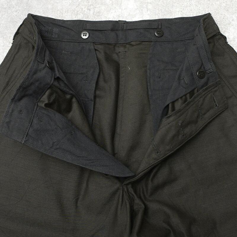 BUZZ RICKSON'S バズリクソンズ #BR42593 ブラック M-1943 フィールドパンツ WILLIAM GIBSON ...