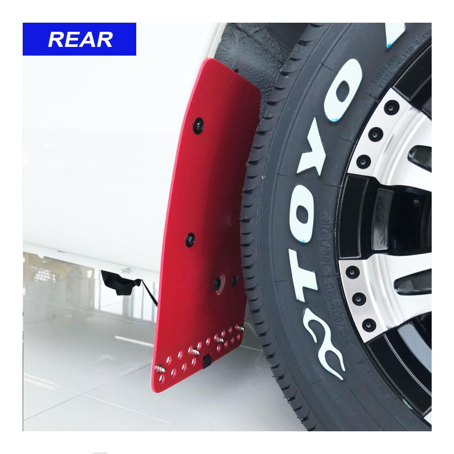 NV350 E26 キャラバン マッドガード 4PCS 取付一式 レッド ブラック マッドフラップ 泥除け : SeaCross Yahoo!ショッピング店 - 通販 - Yahoo!ショッピング