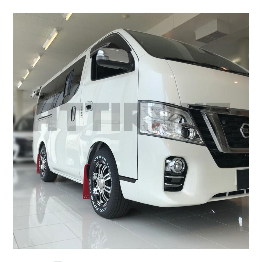 NV350 E26 キャラバン マッドガード 4PCS 取付一式 レッド ブラック マッドフラップ 泥除け : SeaCross Yahoo!ショッピング店 - 通販 - Yahoo!ショッピング