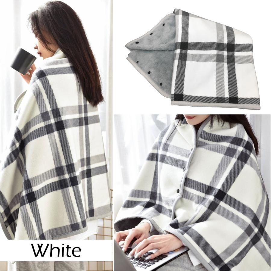 3Way ブランケット リバーシブル使用可 着る毛布 135×90cm レディース メンズ ルームウェア あったか ふわふわ 巻きスカート ポンチョ 冬 防寒 : sealovely777 ...