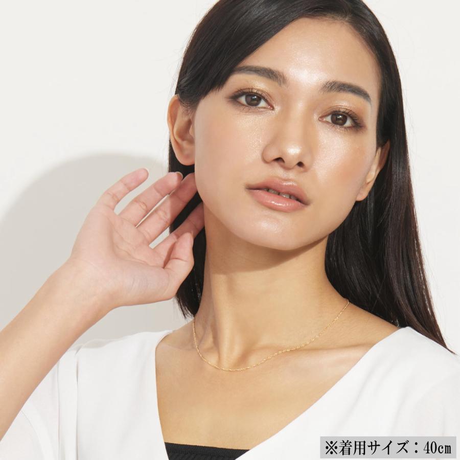ネックレス チェーン 18金 50cm スクリュー K18 ゴールド 幅1mm 約1.69g 長さ50cm LCC ララクリスティー :lc97-0043-yg-021-50:シアーズ公式 ...