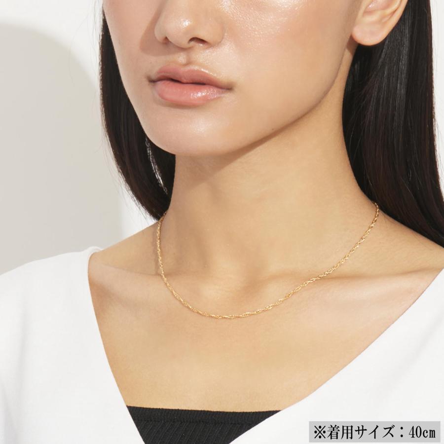 ネックレス チェーン 18金 50cm スクリュー K18 ゴールド 幅2mm 約3.84g 長さ50cm LCC ララクリスティー :lc97-0043-yg-033-50:シアーズ公式 ...