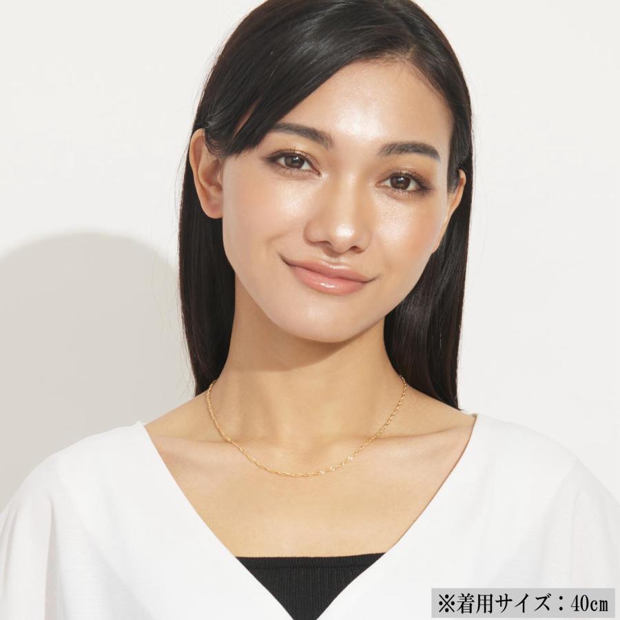 ネックレス チェーン 18金 50cm スクリュー K18 ゴールド 幅2mm 約3.84g 長さ50cm LCC ララクリスティー :lc97-0043-yg-033-50:シアーズ公式 ...