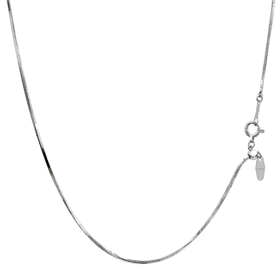 ネックレス チェーン プラチナ 最長45cm スネーク チェーンのみ 幅0.8mm 約4.78g PT850 長さ調整可能 LCC ララクリスティー :lc97-0068:Sears - 通販 ...