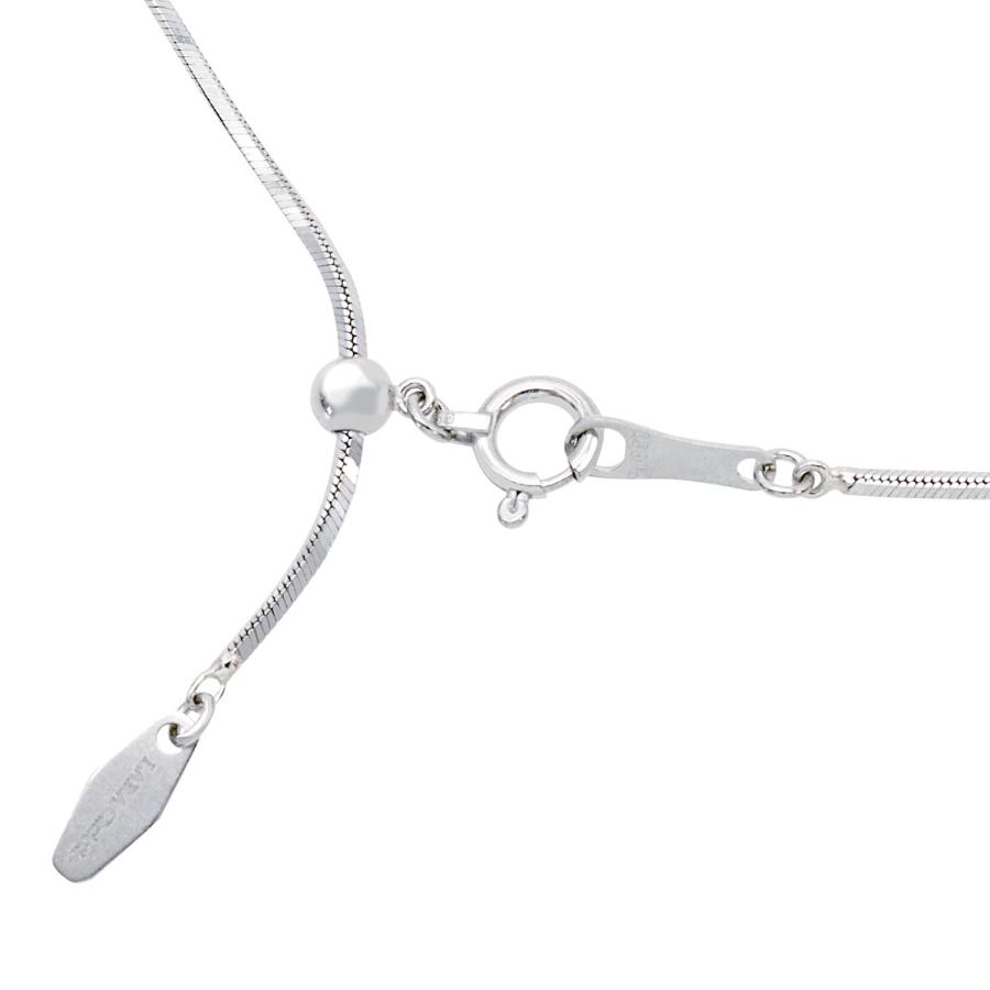 ネックレス チェーン プラチナ 最長45cm スネーク チェーンのみ 幅0.8mm 約4.78g PT850 長さ調整可能 LCC ララクリスティー :lc97-0068:Sears - 通販 ...