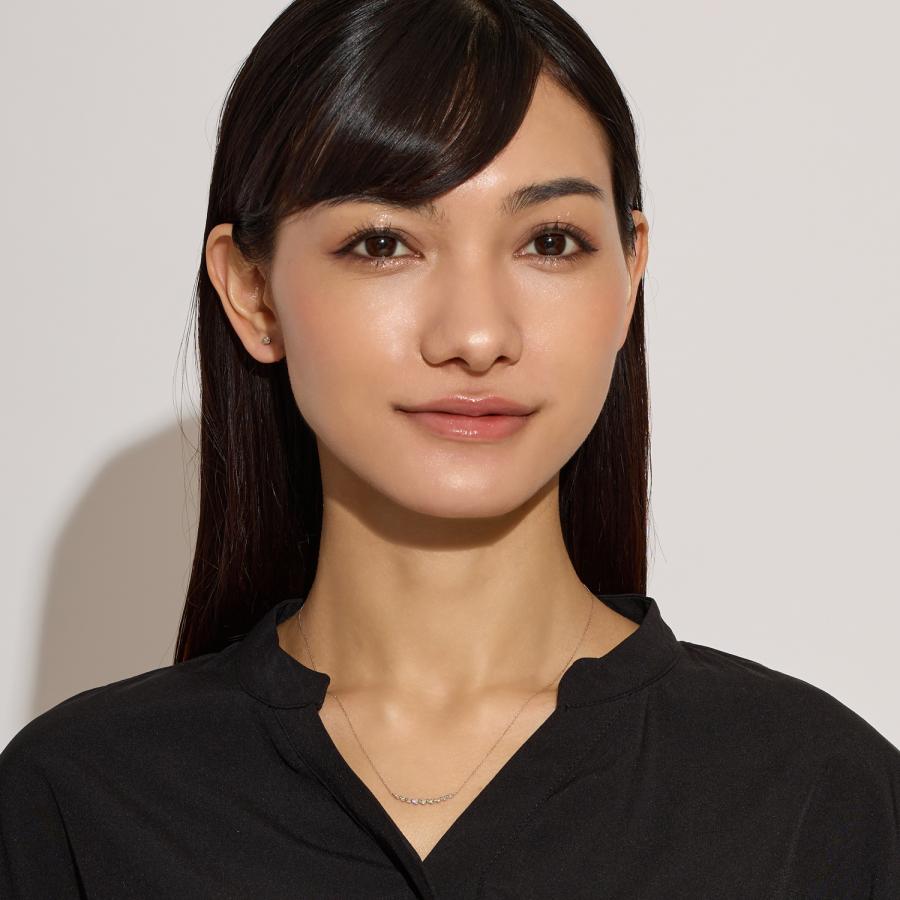 ネックレス レディース 18金 プラチナ ダイヤモンド 0.3ct スマイルライン PT900 ゴールド K18 LPUC ララクリスティー : lp51-0019 : シアーズ公式ストア ...