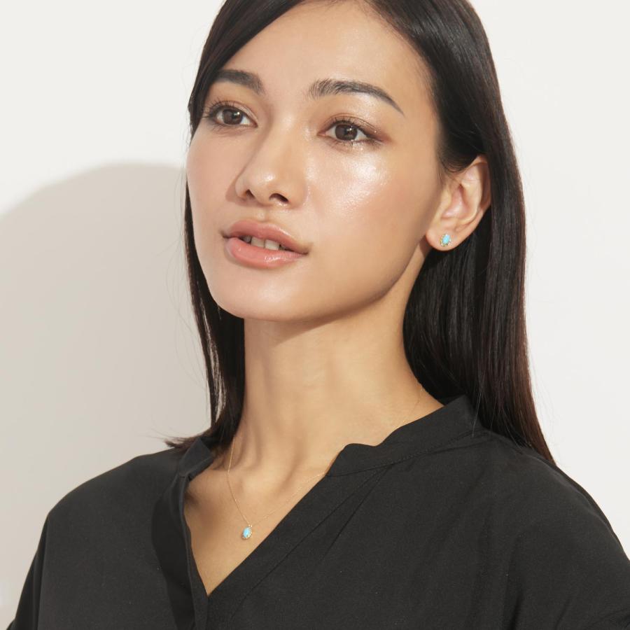 LARA Christie ネックレス レディース 18金 プラチナ ターコイズ トルコ石 PT900 ゴールド K18 LPUC ララクリスティー : シアーズ公式ストア - 通販 ...