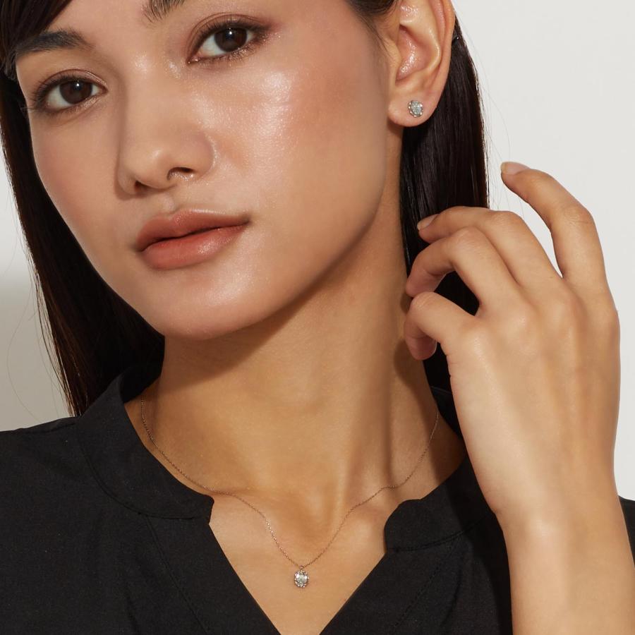 LARA Christie ネックレス レディース 18金 プラチナ アクアマリン 0.2ct 一粒 PT900 ゴールド K18 LPUC ララクリスティー : シアーズ公式ストア - 通販 ...