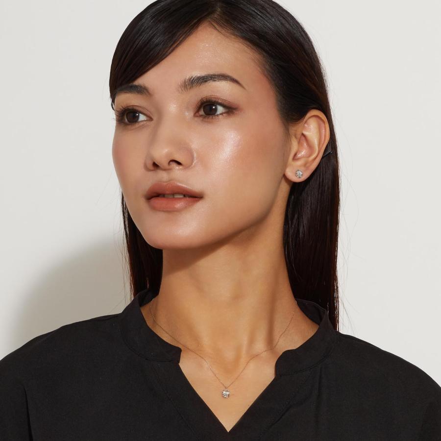 LARA Christie ネックレス レディース 18金 プラチナ アクアマリン 0.2ct 一粒 PT900 ゴールド K18 LPUC ララクリスティー : シアーズ公式ストア - 通販 ...