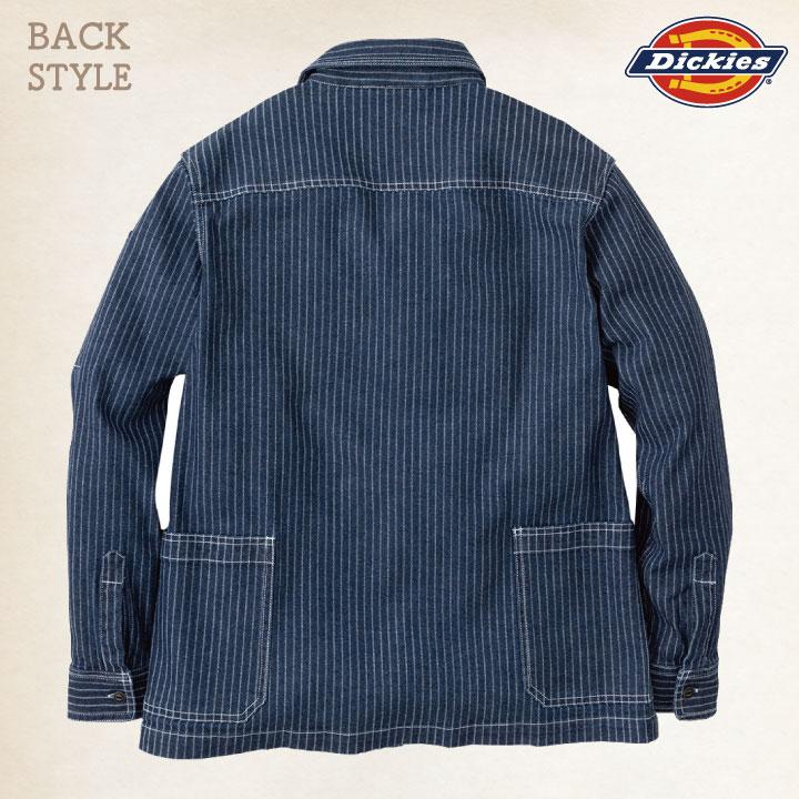 ディッキーズ Dickies ウォバッシュ デニム シャツジャケット ストレッチ メンズ レディース カジュアル 作業服 作業着 おしゃれ 春夏 秋冬 コーコス cc-d698 :cc ...