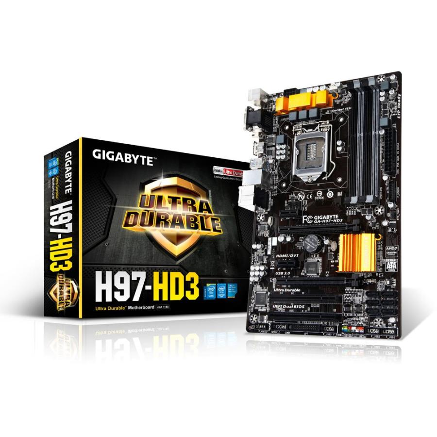 GIGABYTE マザーボード intel H97 LGA1150 ATX スタンダードシリーズ GA-H97-HD3 : セバスストア - 通販 - Yahoo!ショッピング
