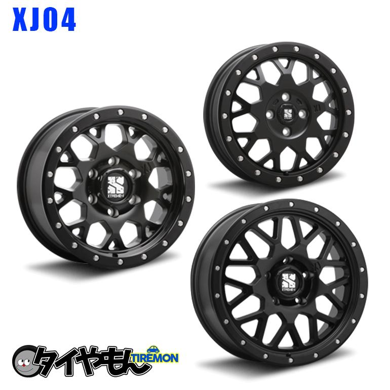 MLJ XTREME-J XJ04 16インチ 5H114.3 8J +18 1本 サテンブラック アルミホイール デリカD5オーバーフェンダー、TJラングラー、XJチェロキ ...