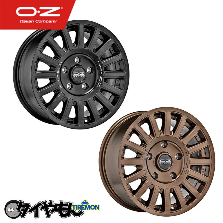 OZ PERFORMANCE SUV＆OFF ROAD Rally Raid 18インチ 6H139.7 8.5J +0or25 1本 ホイール マットブラックorグロスブロンズ オーゼット ...