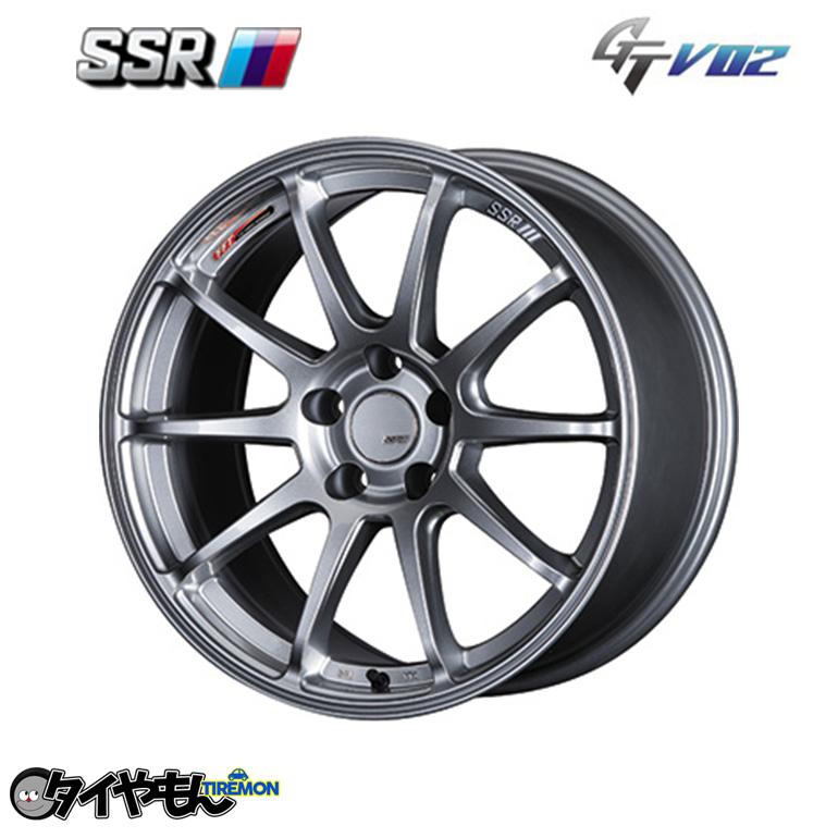 無限（MUGEN） SSR GTV02 17インチ 5H100 7J +50 1本 ホイール グラファイトガンメタ : タイやもん - 通販 ...