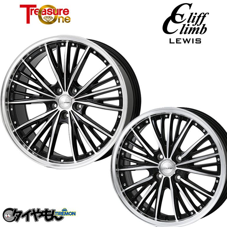 クリフクライム ルイス SC-025 19インチ 5H114.3 8J +45 2本セット ホイール ブラックポリッシュ トレジャーワンカンパニー SC025 : タイやもん - 通販 ...