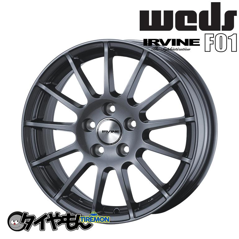 ウェッズ アーヴィン F01 17インチ 5H108 7J +45 1本 ホイール GM ボルボ V60 S60 ...