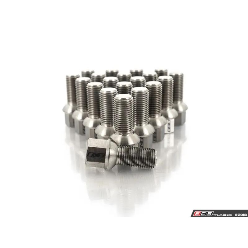 ECS チタン ホイールボルト M14 x 1.5 27mm 球面 R13 20本セット : セカンドウインド Yahoo!ショップ - 通販 - Yahoo!ショッピング