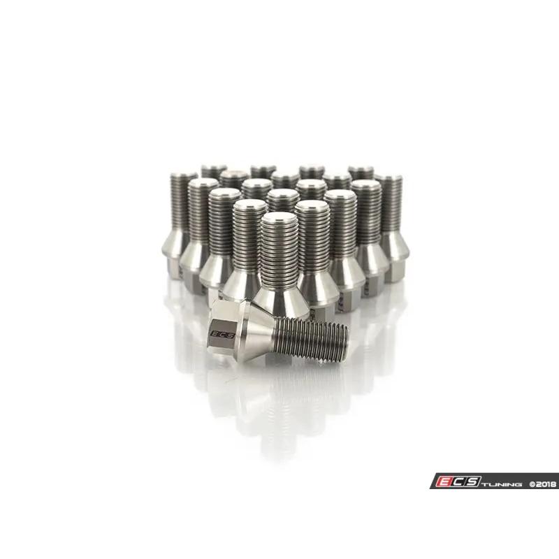 ECS チタン ホイールボルト M14 x 1.5 27mm 60°テーパー 20本セット : セカンドウインド Yahoo!ショップ - 通販 - Yahoo!ショッピング