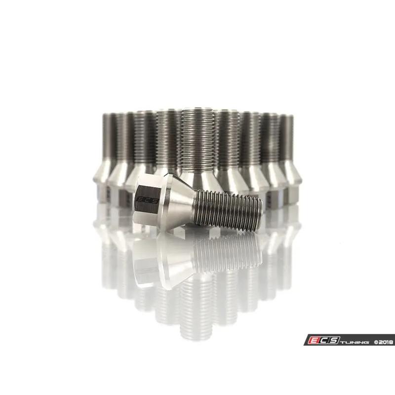 ECS チタン ホイールボルト M14 x 1.5 27mm 60°テーパー 20本セット : セカンドウインド Yahoo!ショップ - 通販 - Yahoo!ショッピング
