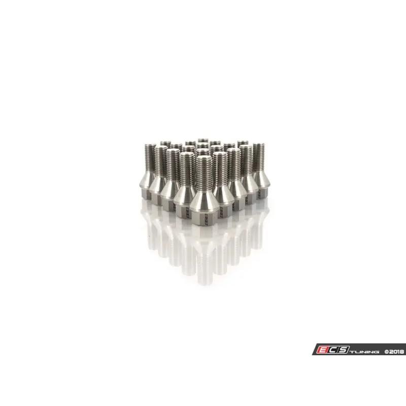 ECS チタン ホイールボルト M14 x 1.25 27mm 60°テーパー 20本セット : セカンドウインド Yahoo!ショップ - 通販 - Yahoo!ショッピング