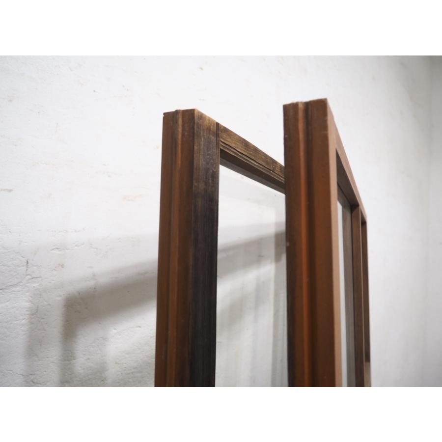 タG0992 (2)【H177,5cm×W93,5cm】×2枚 ビンテージ ルーバーデザインの古い木製引き戸 建具 ガラス戸 サッシ ヴォレー 門扉 鎧戸M松 : secondhand012 ...