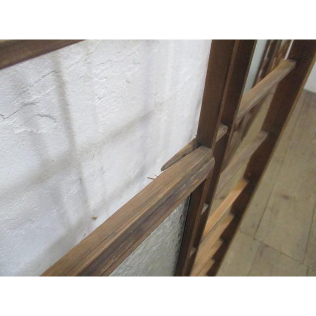 タM685 (4)【H176cm×W89,5cm】×3枚 大きな葉ガラス入りのレトロな古い障子戸 建具引き戸古家具町屋和室M下 : secondhand012 - 通販 - Yahoo!ショッピング