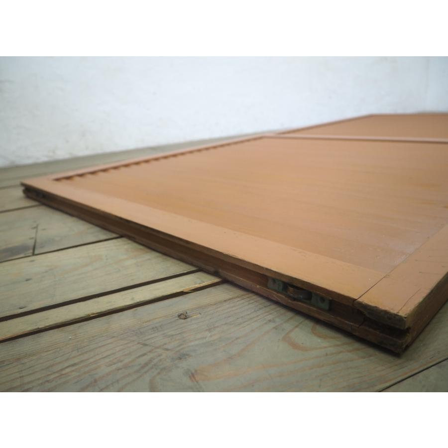 タQ0507 (1)【H187cm×W93,5cm】 素敵なルーバーデザインの大きい木製引き戸 建具 板戸 サッシ 中古住宅 建材 レトロ ビンテージM松 : q0507-m ...