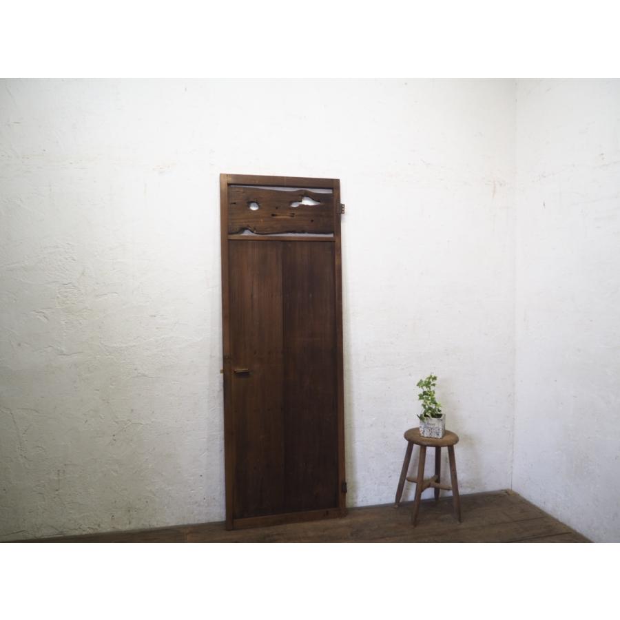 タS0098 【H172cm×W60,5cm】 レトロな味わいの古い木製ドア 古建具 ガラス戸 サッシ 扉 古民家再生 アンティークM下 : secondhand012 - 通販 ...