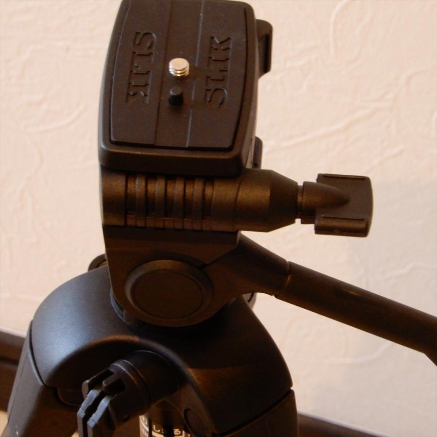 SLIK 三脚 F630 3段 ファミリー向け三脚 ビデオ兼用の3ウェイ雲台 NO.210316005 :210316005:セコンドモノ ...