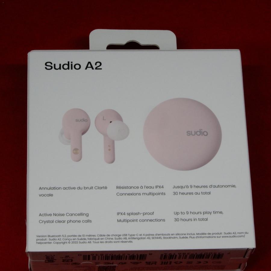 sudio Sudio A2 完全ワイヤレスイヤホン アクティブノイズキャンセリング ピンク : セコンドモノヤフーショッピング店 - 通販 - Yahoo!ショッピング