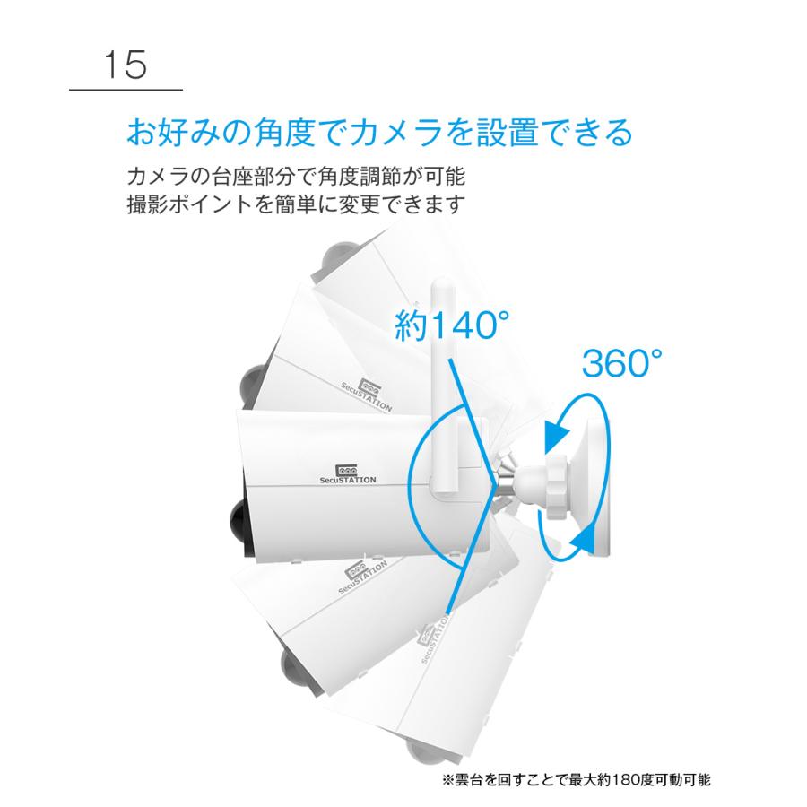 防犯カメラ 屋外 家庭用 ワイヤレス ソーラー wifi 電源不要 スマホ MK83 :SC-TR82:防犯カメラ・見守りカメラの ...