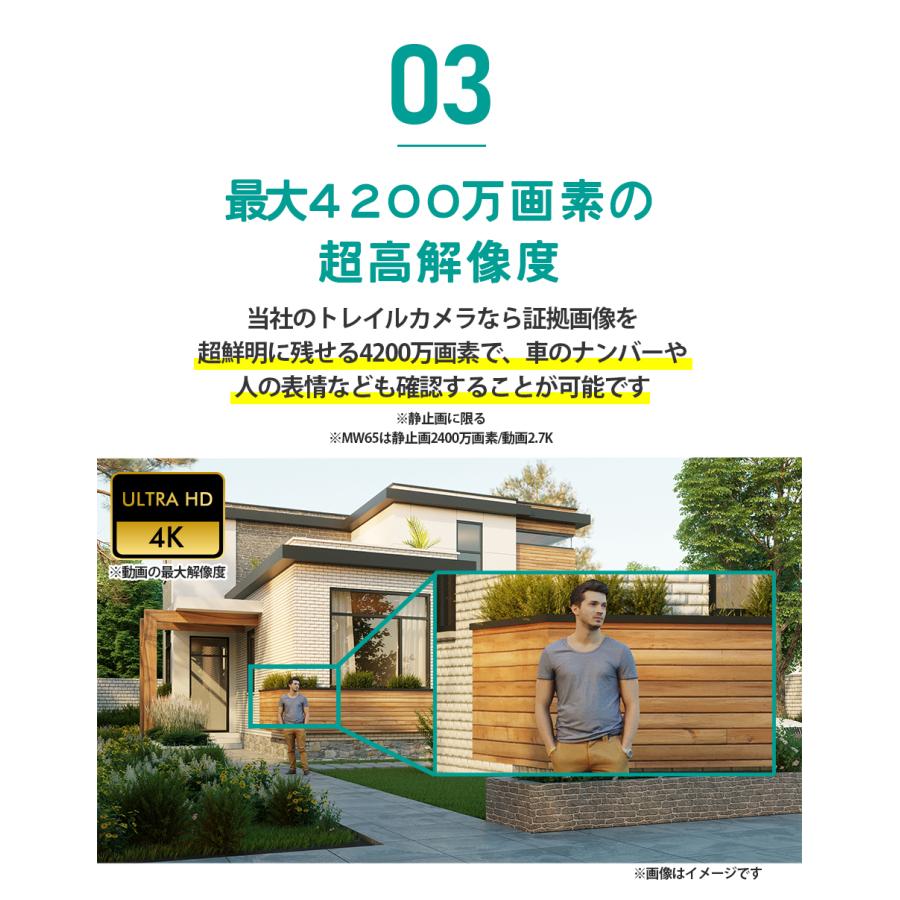 防犯カメラ 監視カメラ トレイルカメラ 屋外 ソーラー wifiなし 電源不要 簡単 MW68 :secu-05:防犯カメラ・見守りカメラの ...