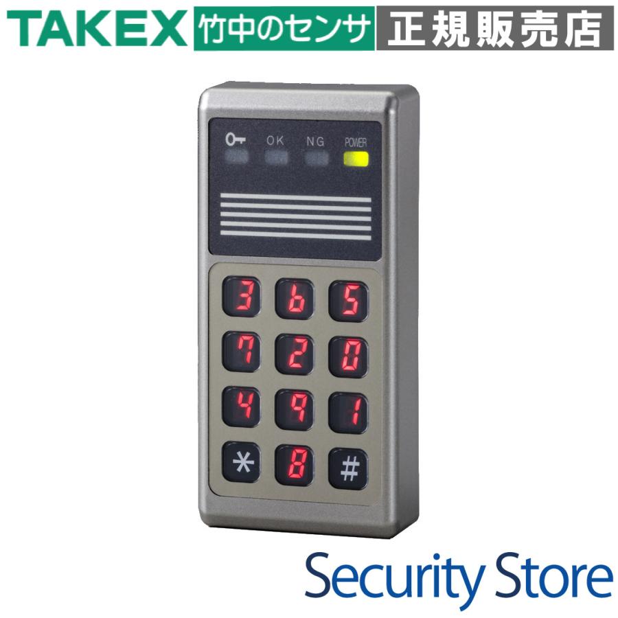 【ACS-11T】 通信型ランダムテンキー操作部 通信型ランダムテンキー式電気錠システム TAKEX 竹中エンジニアリング : 防犯設備のセキュリティストア - 通販 - Yahoo!ショッピング