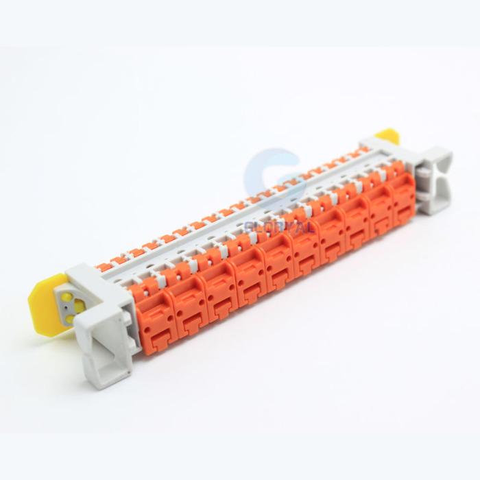 10対中継端子 工具不要 簡単結線 : gl1320 : 通信情報機器シード - 通販 - Yahoo!ショッピング