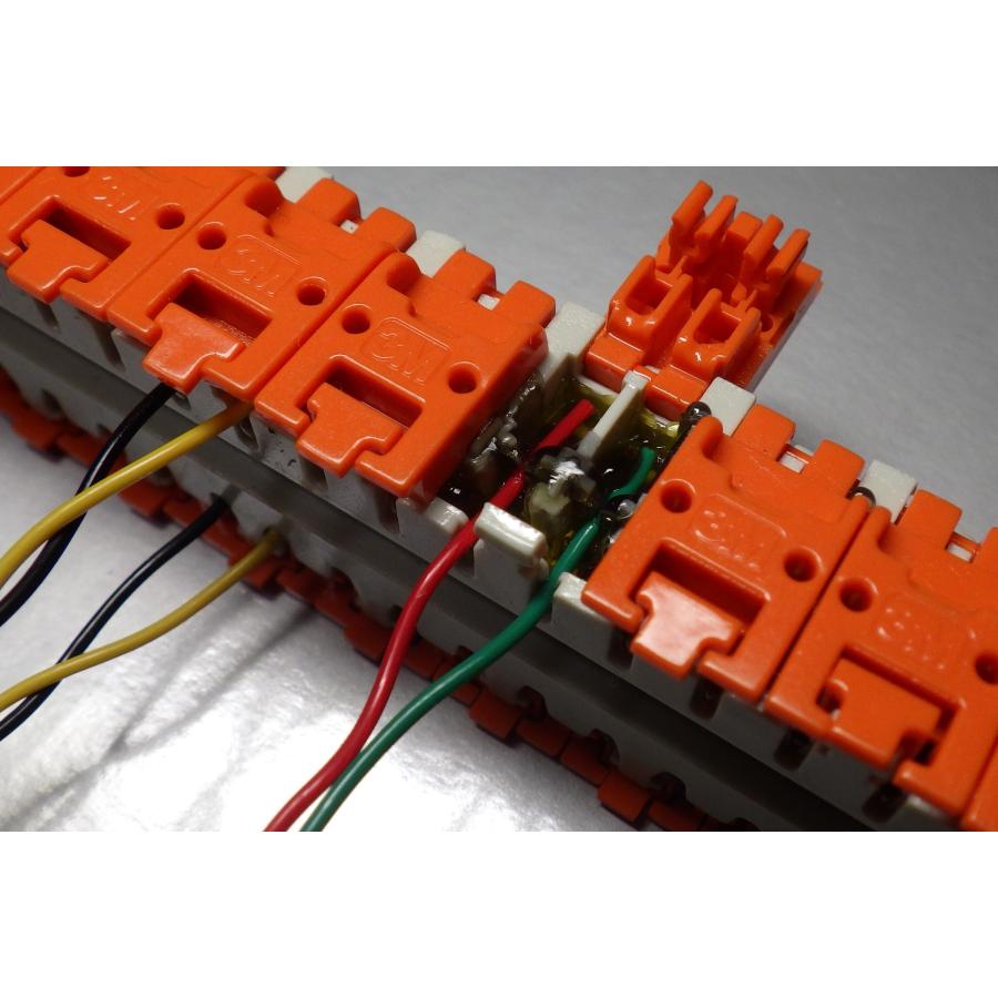 10対中継端子 工具不要 簡単結線 : gl1320 : 通信情報機器シード - 通販 - Yahoo!ショッピング