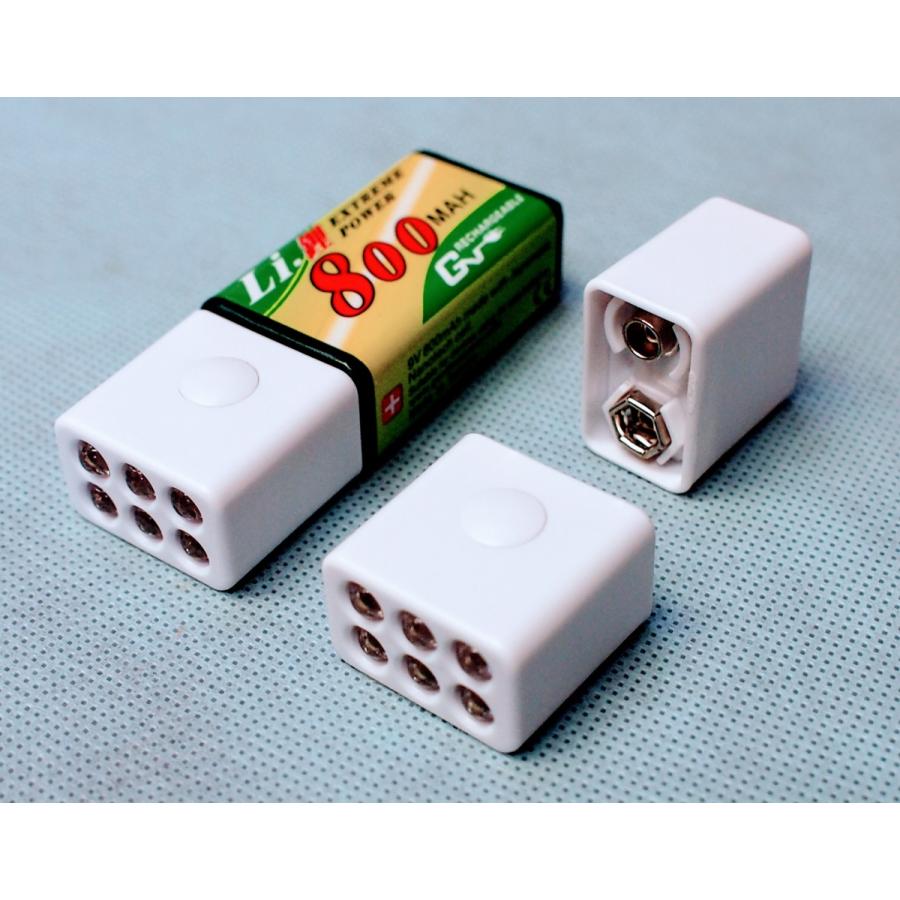 9V 6灯 角型電池 用 LED フラッシュライト 006P 白 1個 : sp8819-6 : 通信情報機器シード - 通販 - Yahoo!ショッピング