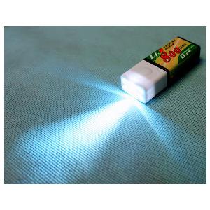 9V 6灯 角型電池 用 LED フラッシュライト 006P 白 1個 : sp8819-6 : 通信情報機器シード - 通販 - Yahoo!ショッピング