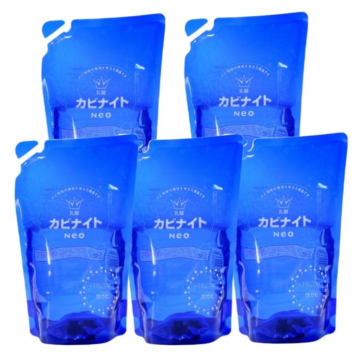 乳酸カビナイトNeo Strong 防カビプラス 440ml詰替え5個 飛雄商事 カビナイトネオ ストロング 5点セット ミントの香り カビ取り洗浄剤 : シーズニーズ - 通販 ...