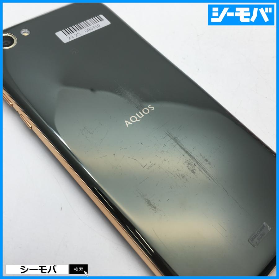 【RUUN10075】SIMフリーSIMロック解除済 softbank AQUOS R. 605SH ブラック 中古 ソフトバンク スマホ ...